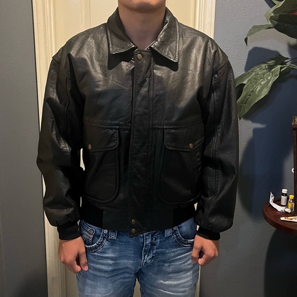 Wilsons Leather | Jackets & Coats | Adventure Bound Mens Leather Jacket ...